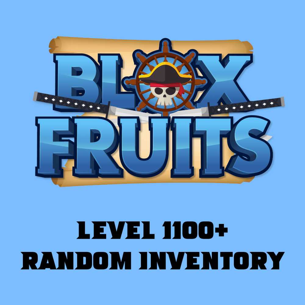 Blox Fruit - Lvl 1100+ Account - 2nd Sea Unlocked - Random Inventory
