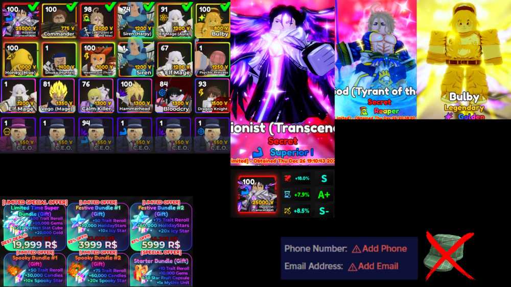 Secret illusionist (Transcended) : Anime Adventures AA