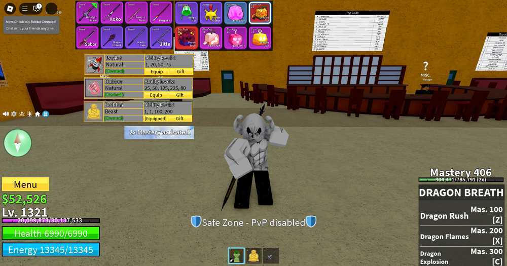 [Blox Fruits] Permanent Buddha,Rubber,Rocket (2x Mastery) Dragon Breath ...