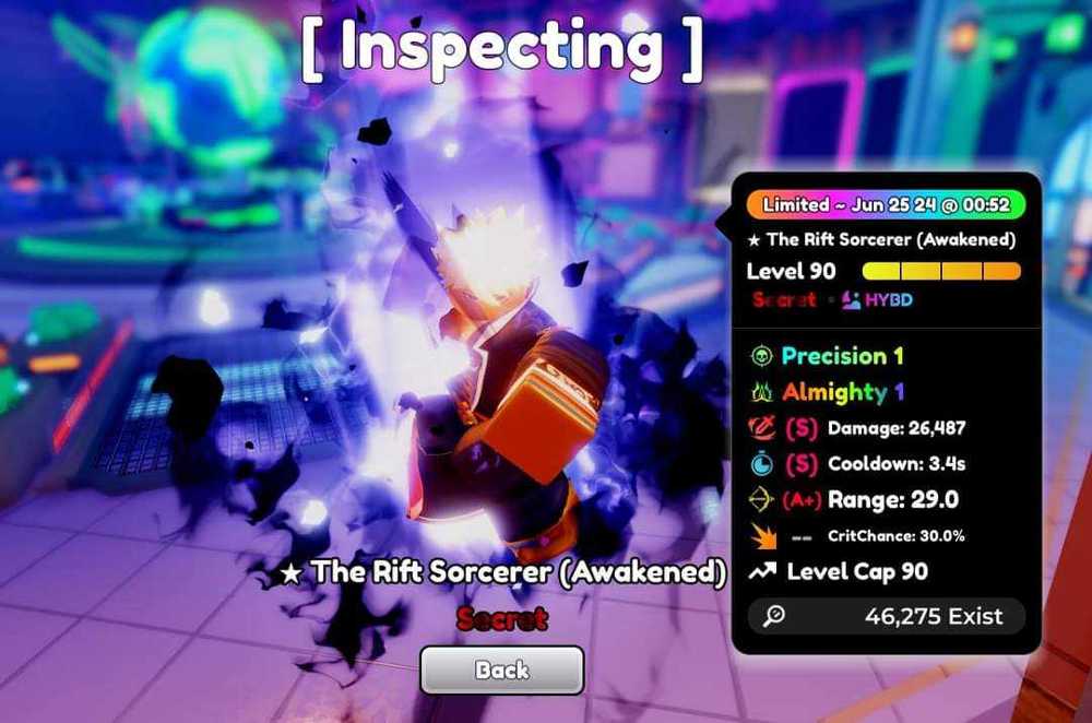 Anime Defenders / The rift Sorcerer Almighty+Precision