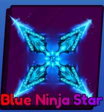 blue ninja star - blade ball