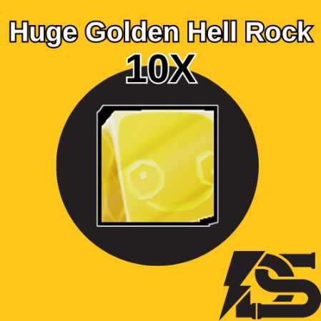 Roblox Pet Simulator X - 10X Huge Golden Hell Rock - Best Prices