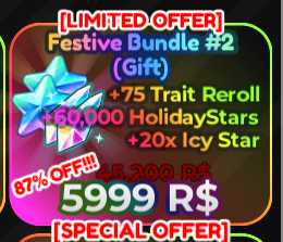 Anime Adventure - Festive Bundle #2 (5999ROBUX) Fast Delivery (GIFT ONLY)