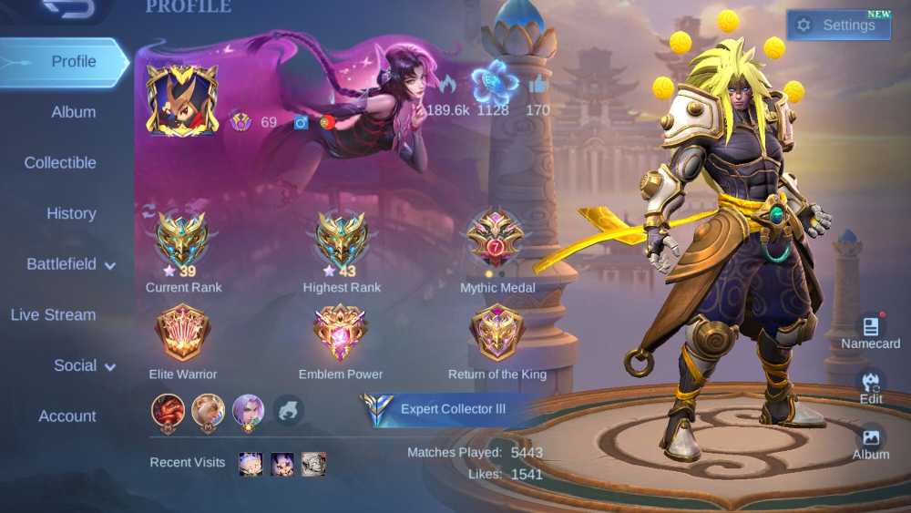 MHS2/LV 69/101 HEROES/149 SKINS/ALL EMBLEM MAX/PRIME YUZHONG/COLLECTOR ...