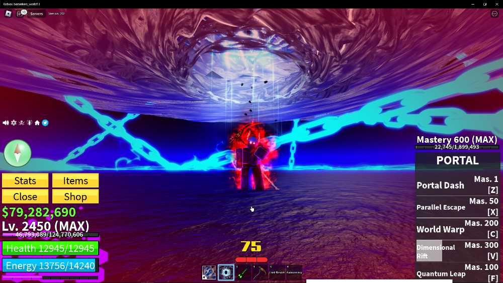 BLOX FRUIT MIGHTY BERSERKER ACCOUNT(OVERPOWERED)