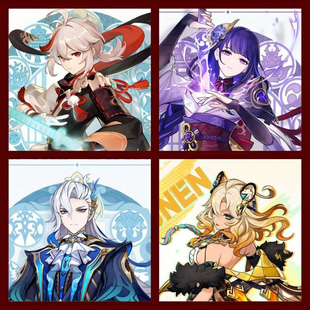 Asia【AR10】Kazuha+Raiden+Neuvillette+Xilonen/random four-star heroes5-14/Wait 5 days (100 hours ...