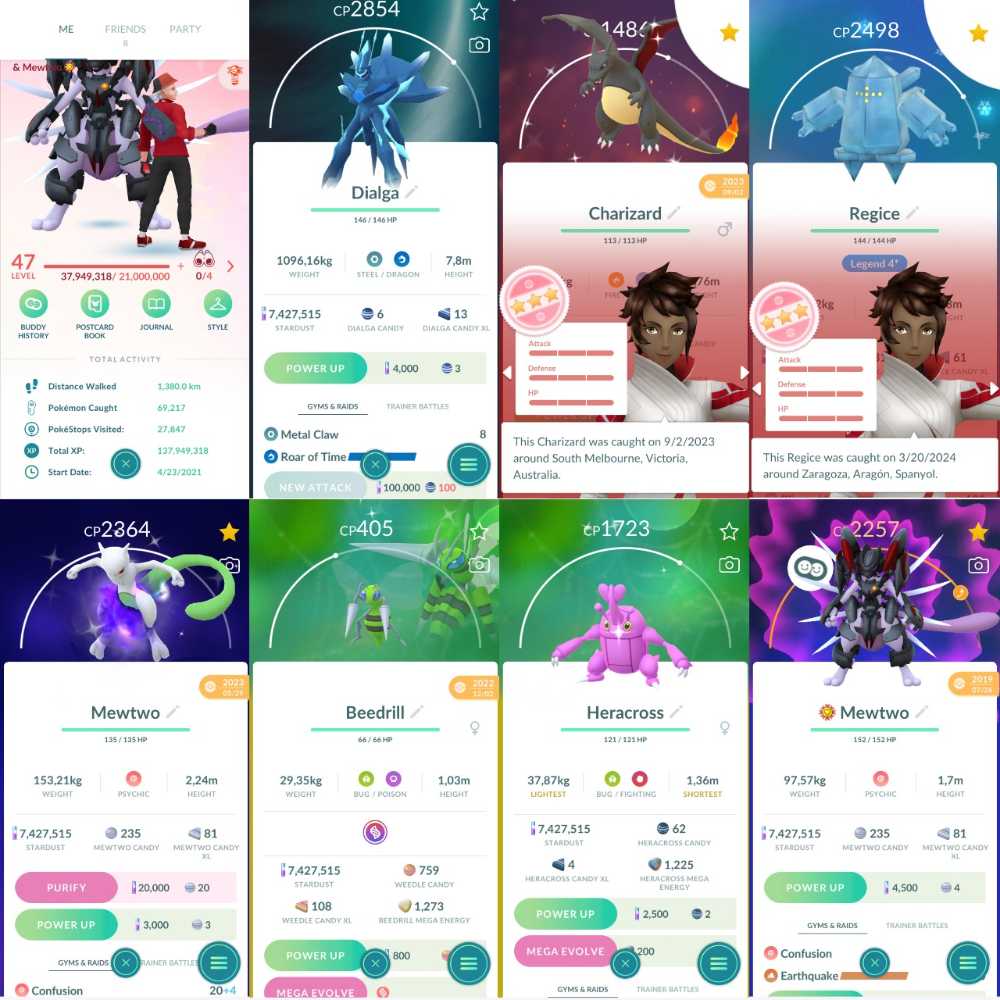 1159 LV47 Dialga roar of time. Armored Mewtwo. Hundo Legend:9 Shundo ...