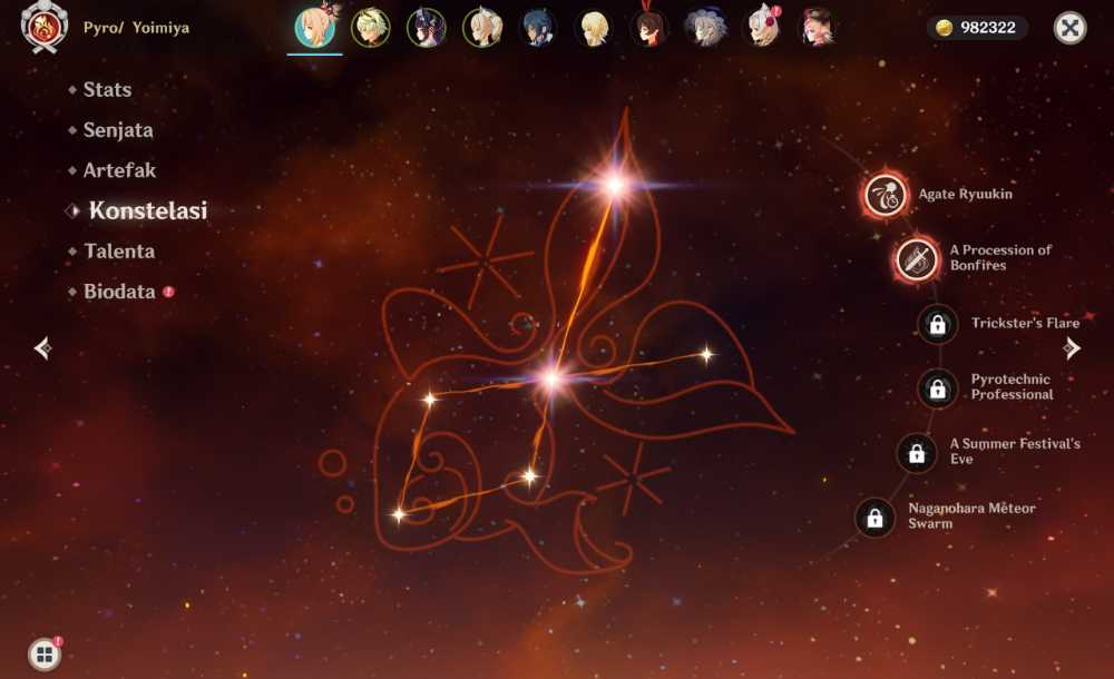 [ASIA AR10]3⭐ Yoimiya Cons 2 Rust Rare