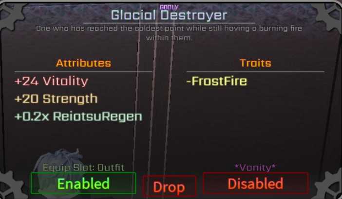 Glacial Destroyer | Peroxide | Roblox