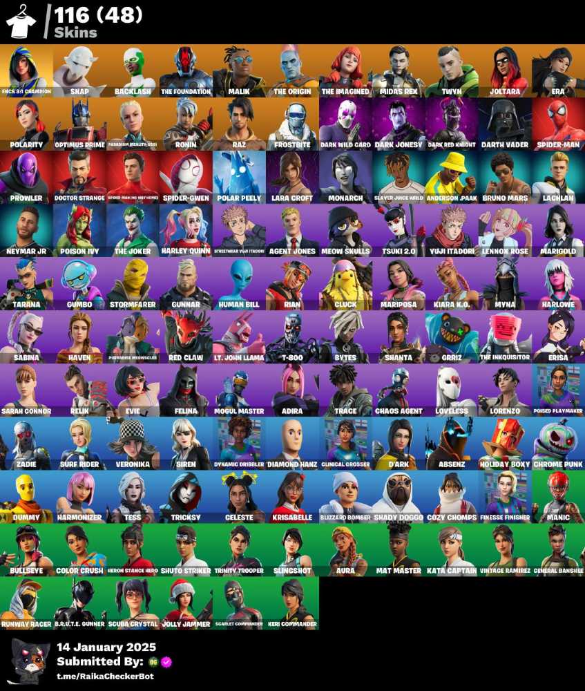 #042[PC] 116 skins | FNCS 3:1 Champion | Snap | Backlash | The ...