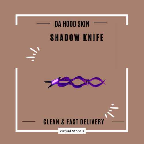 Roblox - DH - Da Hood - Shadow Knife - High tier Knives / Revolvers ...