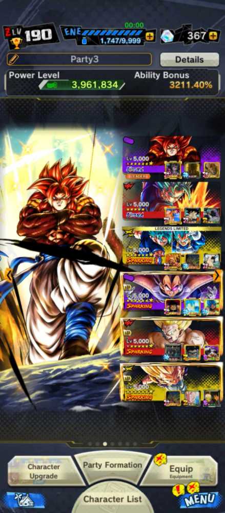 Fusion(UL ss4 gogeta+Vegito blue+Turles) 2 LF fusion Goku-Vegeta+39 Legends (ss god Goku+Broly ...