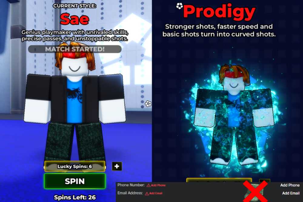 ROBLOX Blue Lock: Rivals (Sae Prodigy)
