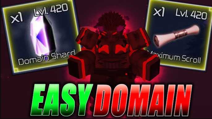 Jujutsu Infinite | Domain Pack ( Domain Shard + Maximum Scroll + ANY ...
