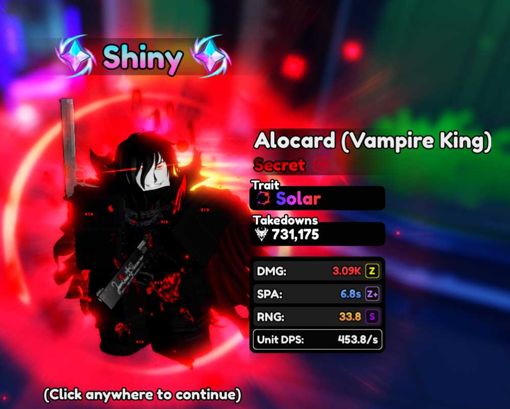 SHINY ALUCARD SOLAR⭐MONARCH GOJO⭐ETHEREAL SUKUNA ⭐IGRIS GODLY STAT ...