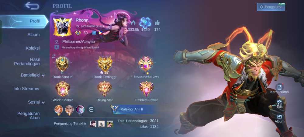 HERO 72 SKIN 162 | EMBLEM MAX | COLECTOR NATALIA| ZODIAC KARIE | STAR ...