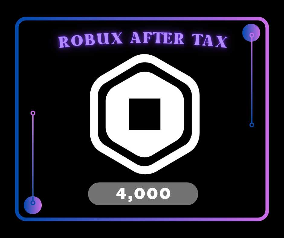 4000 ROBUX AFTER TAX (I'LL COVER FEES 30%) (READ DESCRIPTIONS BEFORE ...