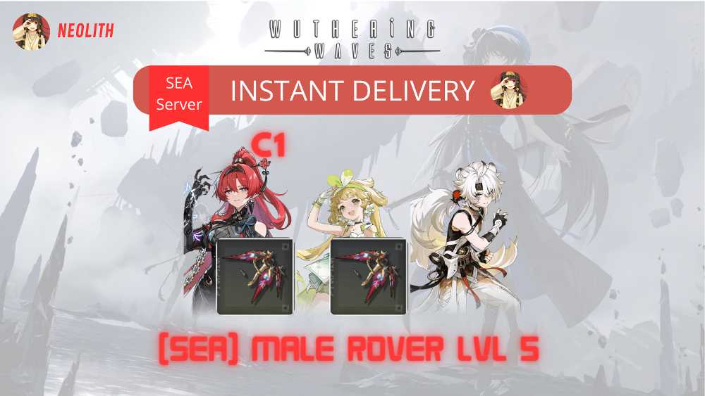 Sea (Male) | UL 5 Starter Yinlin C1 + 2x Weapon (Stringmaster), Verina ...